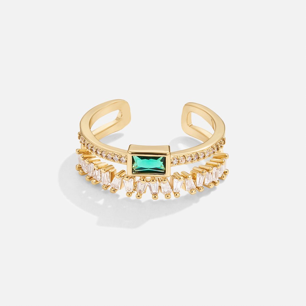Bliss - Multi-Layer Crystal Ring – Belle & Cooper